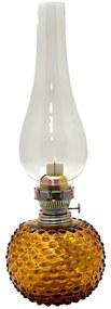 Floriánova huť Petrolejová lampa EMA 38 cm amber FL0041