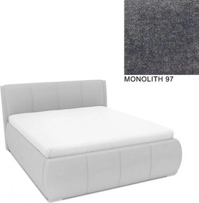 Dřevona - Elitte Čalouněná postel AVA EAMON UP 180x200, s úložným prostorem, MONOLITH 97