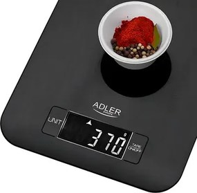 Adler AD 3183b černá / Kuchyňská váha / Přesnost 1 g / Maximálně 5 kg