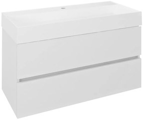 Sapho ODETTA umyvadlová skříňka 95x50x43,5cm, bílá lesk - DT100-3030
