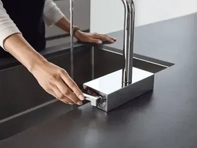 Hansgrohe - Dřezová baterie Aquno Select s výsuvnou koncovkou a plochý