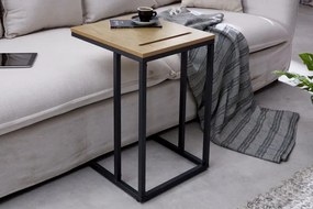 Noble Home Přírodní dřevěný odkládací stolek Scandinavia