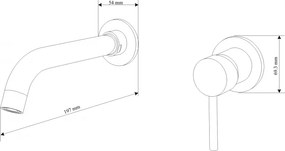 Mexen ALMA - 1-VÝSTUPOVÁ PODOMÍTKOVÁ SADA, Zlatá,75015-50