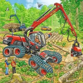 Ravensburger Zemědělské stroje / 3x49 dílků / od 5 let