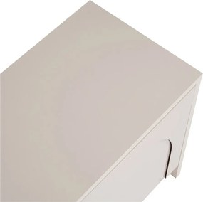 Krémový TV stolek 180x45x32 cm Aurelia – Kalune Design
