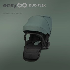 Sourozenecký kočárek EasyGo Duoflex Sage Green