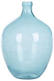 Sklo Dekorativní váza 39 Modrá ROTI Beliani