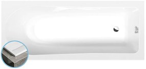 Polysan LISA SLIM 170 x 70 x 47 cm 87111S obdélníková vana bílá