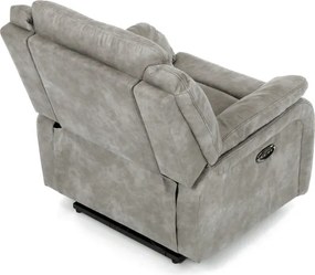 Polohovací křeslo šedé, elektrické TV-Q8668 GREY3