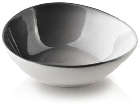 Porcelánová miska OPHELIA 14 x 12 cm šedá
