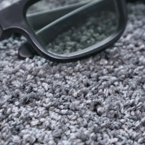 Condor Carpets, Metrážový koberec Bali 075, na míru, šíře 4m, šedá, filc, dětský pokoj