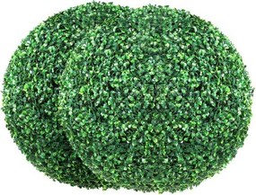 Umělé topiary Zimostráz, 61 cm vysoký (2 kusy)