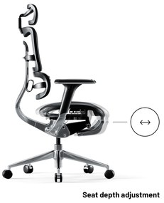 Ergonomická židle DIABLO V-MASTER: černá Diablochairs