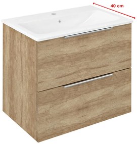 Sapho CIRASA umyvadlová skříňka 58 x 54 x 39 cm dub alabama CR592-2222