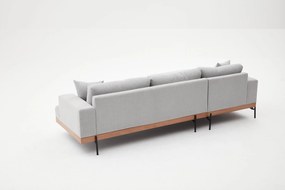 Hanah Home Rohová pohovka LIVA šedá levá 287 cm 825BLC2817