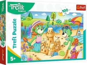 Trefl - Puzzle - Treflíci: Den Treflíků / 100 dílků / 41 x 27.5 cm / v