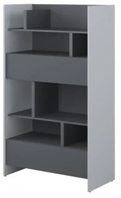 Regál Bed-Concept BC-27, Barva: šedá / grafit