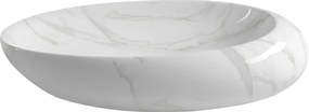 Sapho Sapho, DALMA keramické umyvadlo 68x16,5x44 cm, carrara, MM317