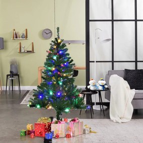 Costway Vánoční stromek Umělý vánoční stromek s LED světýlky Vánoční stromeček