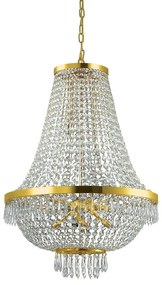 Závěsné svítídlo Ideal Lux Casera SP12 oro 114743 55cm zlaté