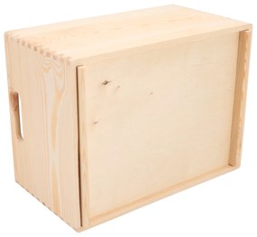 ČistéDřevo Dřevěný box 40 x 30 x 23 cm