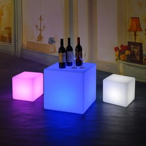 Svítící LED koule 30 cm – 6 RGB + 3 bílé
