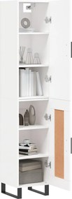 Skříň highboard bílá 34,5 x 34 x 180 cm kompozitní dřevo 3199129