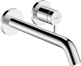 Hansgrohe Tecturis S, páková umyvadlová baterie EcoSmart+ pod omítku s výtokem 225 mm, chromová, HAN-73351000
