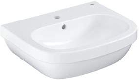 Grohe Euro Ceramic - Umyvadlo s přepadem, 550x450 mm, alpská bílá 39336000