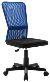 Kancelářská židle černá a modrá 44x52x100 cm síťovina textil,  289511 HangarStore.cz