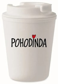 POHODINDA - bílý termohrnek 300 ml