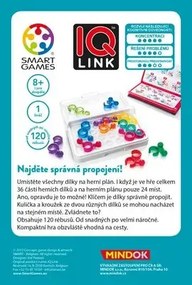 Mindok SMART - IQ Link / Délka hry: 5 minut / Počet hráčů: 1 / od 8 le