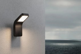 P 94744 LED venkovní nástěnné svítidlo Kulma IP44 90x174mm 3000K 7,5W 230V antracit hliník - PAULMANN