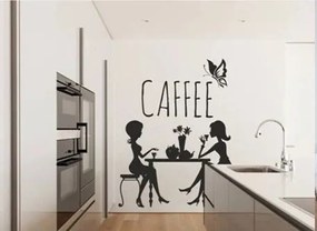 Samolepka na zeď do kuchyně kamaráda na kávu 100 x 200 cm