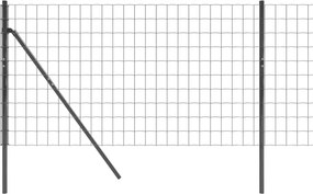 Drátěný plot antracitový 0,8 x 25 m pozinkovaná ocel 154216