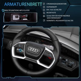 HOMCOM dětské elektrické autíčko Elektrické autíčko s dálkovým ovládáním, bezpečnostním pásem, hudbou (MP3/USB/TF), pro děti od 3 do 5 let | Aosom