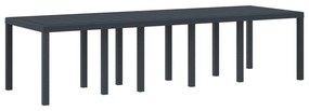 Zahradní stůl Antracit 300 x 100 x 73 cm polyratan 3378520