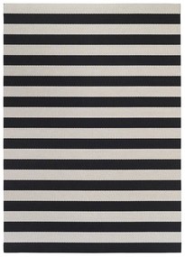 Koberec Big Stripe: Šedo-černá 170x240 cm