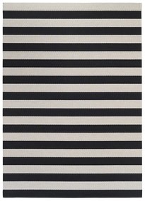 Koberec Big Stripe: Šedo-černá 80x200 cm