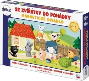 Detoa Magnetické divadlo se zvířátky do pohádky