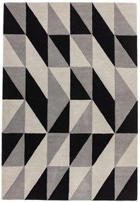 Černý koberec Jigsaw Flag Grey Rozměry: 200x290 cm