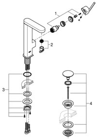GROHE 23873003 - Umyvadlová baterie PLUS velikost L lesklý chrom