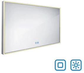 Nimco LED zrcadlo 1200x700 se dvěma dotykovými senzory - ZP 13006VX