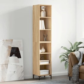 vidaXL Skříň highboard 34,5x32,5x180 cm kompozitní dřevo [3189831] Barva: dub sonoma