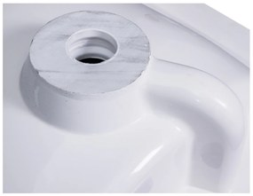 CEDERIKA - SLIM 60 umyvadlo z litého mramoru - BÍLÉ CA.05460