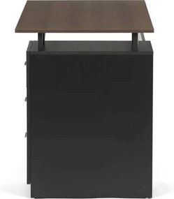 Autronic Kancelářský stůl APC-3218 OAK 120x60 cm Odstín: Ořech/černá