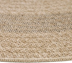 Ayyildiz, Kusový koberec Comilla 886 Black kruh, 120x120 (průměr) kruh, hnědá, chodba / předsíň