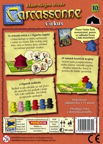 MINDOK HRA Carcassonne rozšíření 10: Cirkus *SPOLEČENSKÉ HRY* mn274