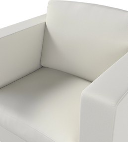 Potah na křesko IKEA Karlanda, krátký barva šedá látka pletený vzor