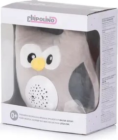CHIPOLINO Plyšová Sova s projektorem a hudbou